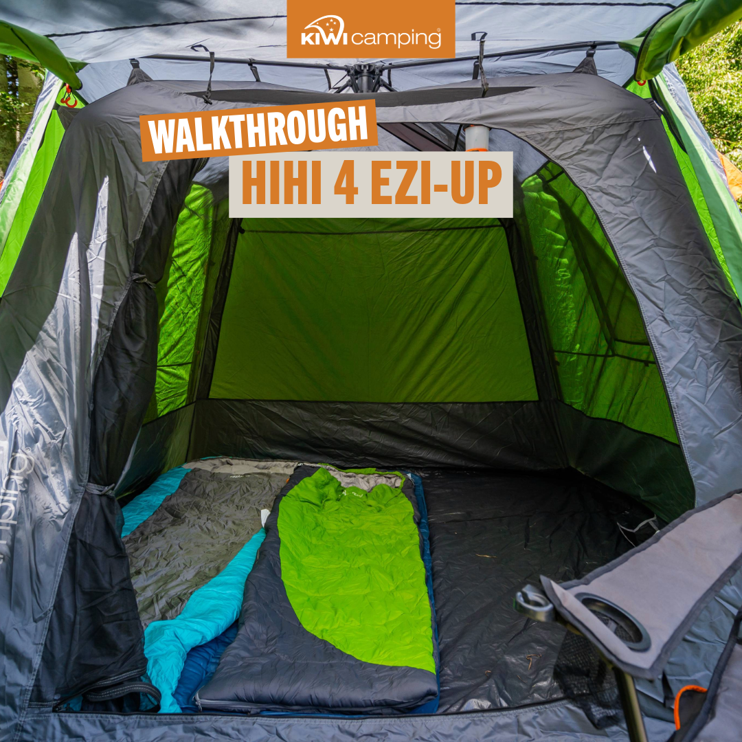 Hihi 4 Ezi-Up Tent - Walkthrough - Kiwi Camping
